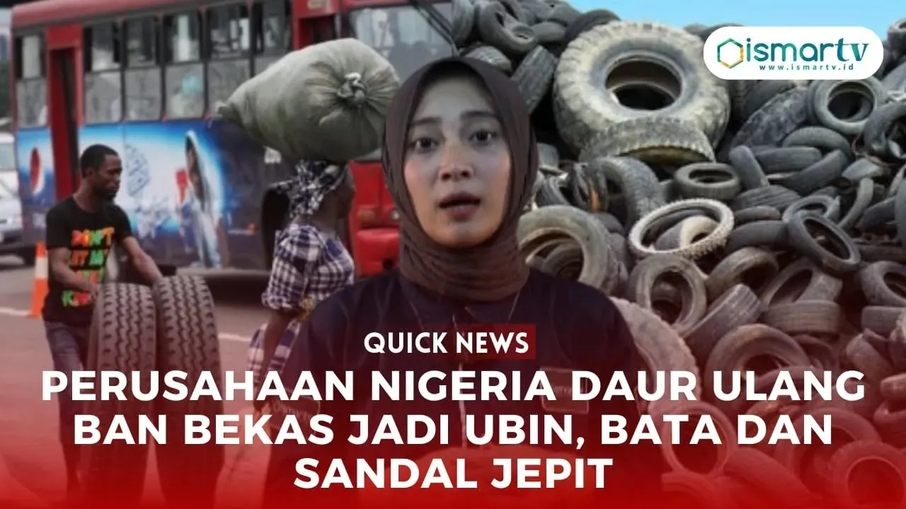 PERUSAHAAN NIGERIA DAUR ULANG BAN BEKAS JADI UBIN, BATA DAN SANDAL ...